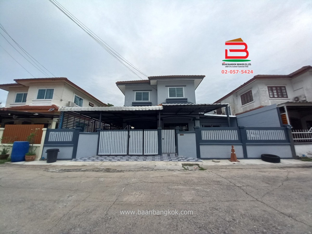 09552, บ้านเดี่ยว โครงการ เค.ซี. การ์เด้นโฮม 11 เนื้อที่ 50 ตรว. ถนน ...